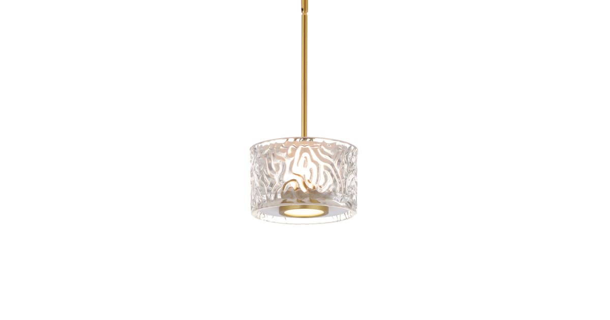 ET2 E11081-124NAB Elysian 6" Wide LED Mini Pendant | Ferguson Home
