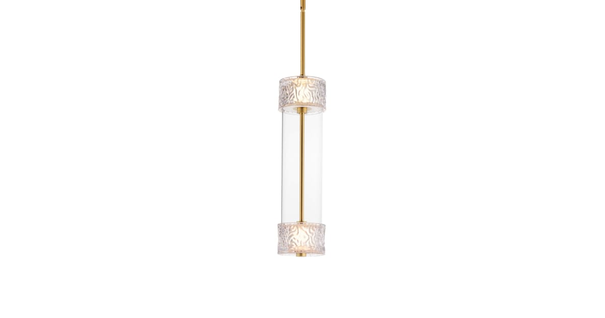 ET2 E11082-124NAB Elysian 2 Light 6" Wide LED Mini Pendant | Ferguson Home