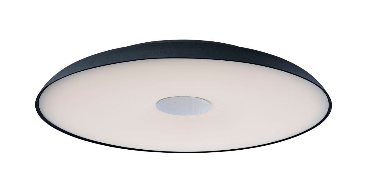 ET2 E22622-BK Dimple 29-1/2" Wide Integrated LED Flush Mount Ceiling ...