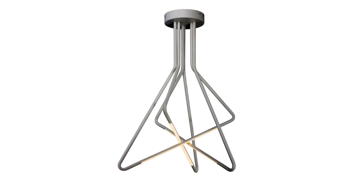 ET2 E23077-MW Triad 3 Light LED Flush Mount Ceiling Fixture | Ferguson Home