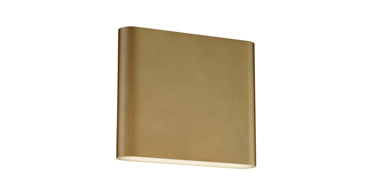 ET2 E23235-NAB Spartan 2 Light 7" Tall LED Outdoor Wall Sconce ...