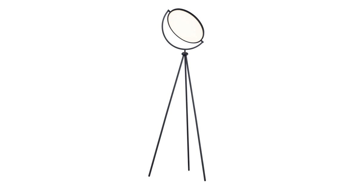ET2 E23299-BK Paddle 68" Tall Integrated LED Tripod Floor Lamp | Ferguson Home