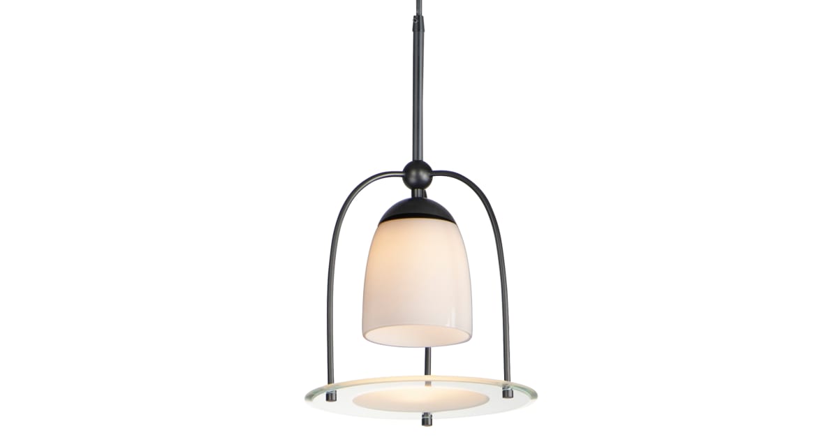ET2 E23332-92BK Focal Point 10" Wide LED Mini Pendant | Ferguson Home