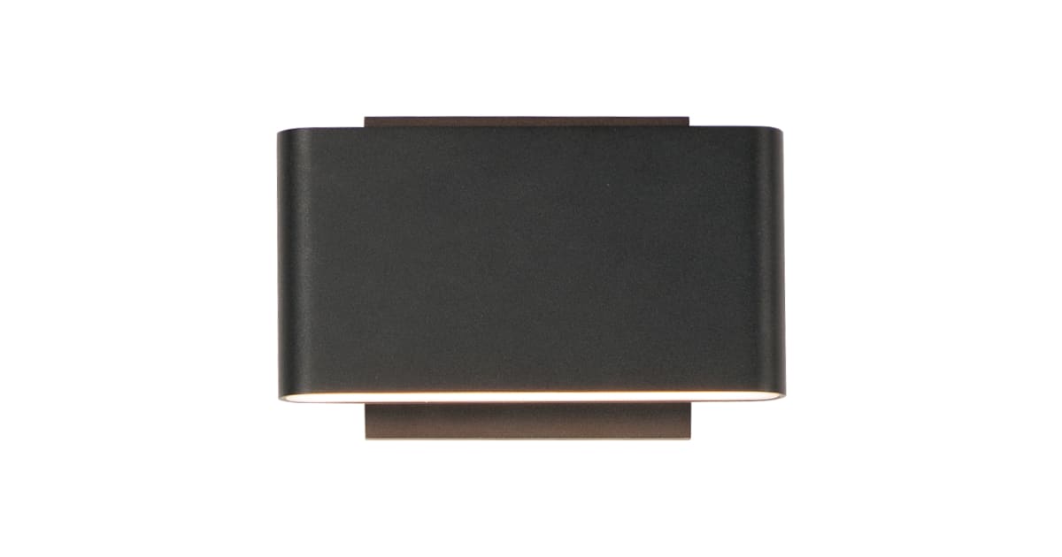 ET2 E41310-BK Alumilux Spartan 4" Tall LED Wall Sconce | Ferguson Home