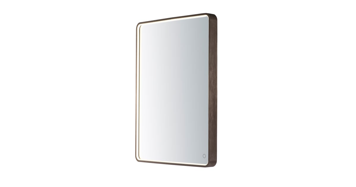 ET2 E42014-90BRZ Mirror 23-3/4" W x 31-1/2" H Contemporary Rectangular ...