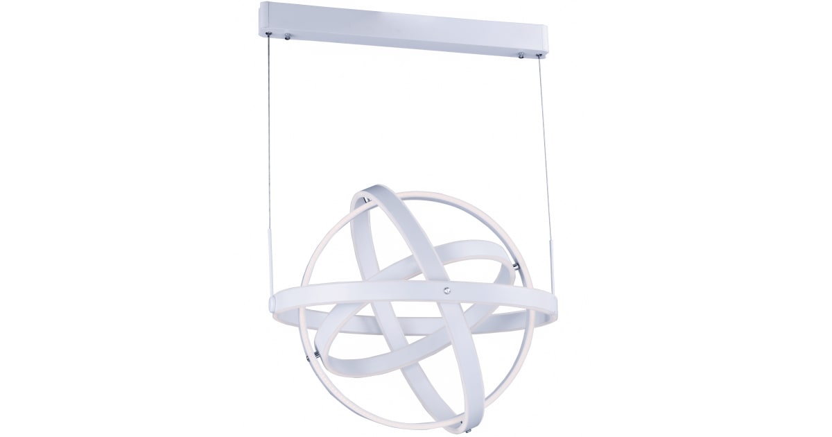 ET2 E24584-MW Gyro 26" Wide LED Globe Chandelier | Ferguson Home