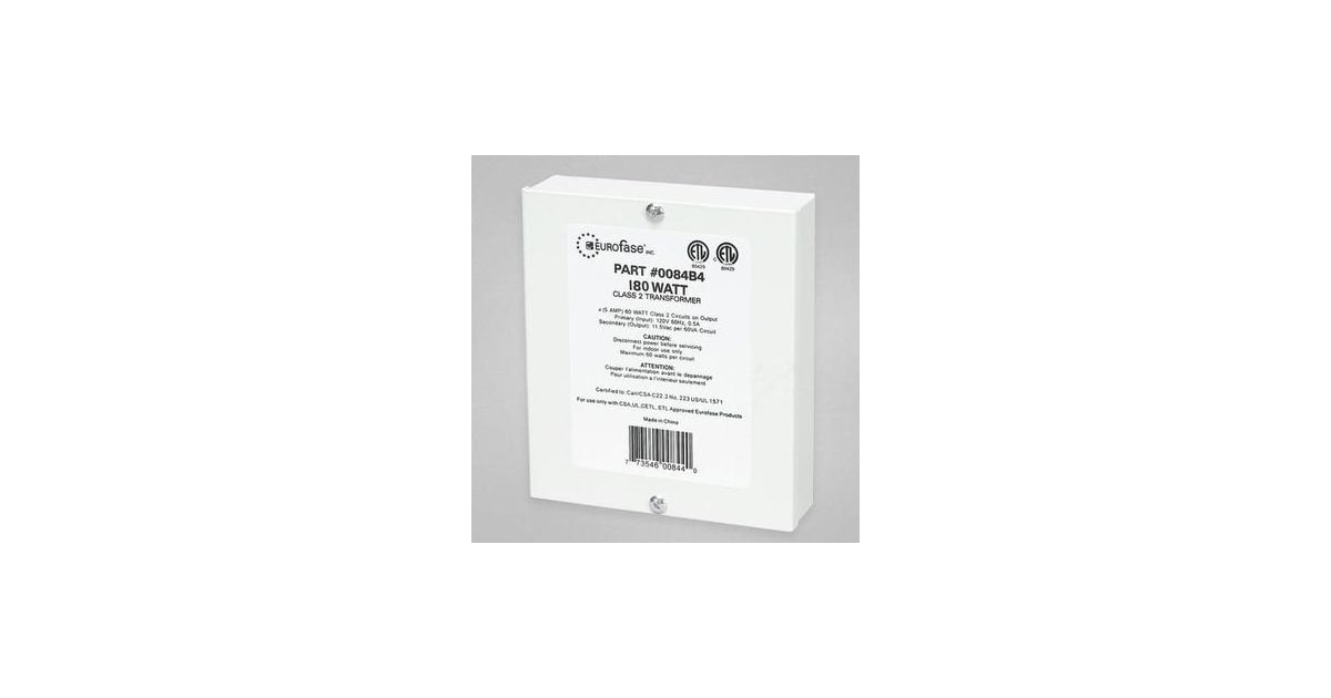 Eurofase Lighting 0084B3 60 Watt Three Circuit Low Profile Class 2 ...
