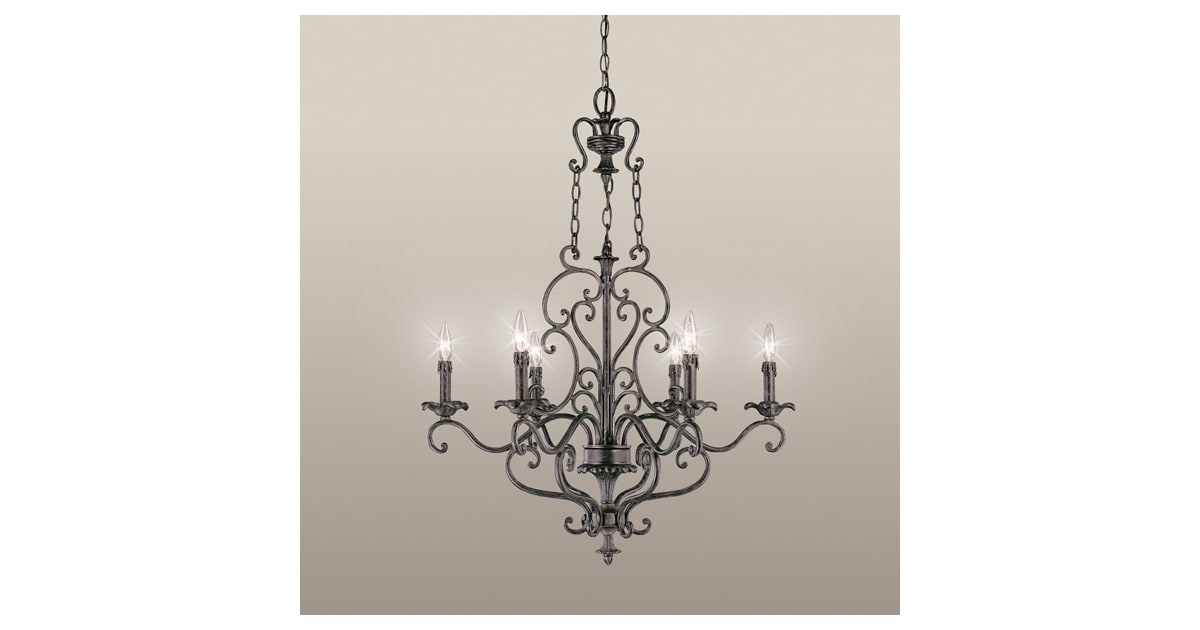 Eurofase Lighting 15980-014 Six Light Up Lighting Chandelier from the ...