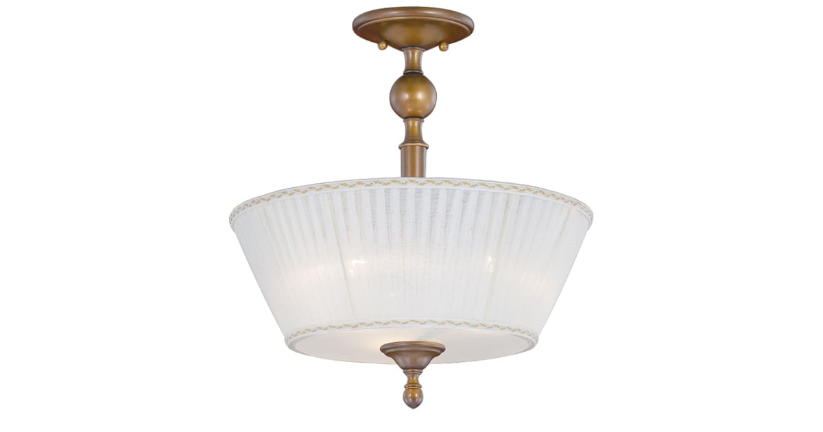 Eurofase Lighting 20300-012 3 Light Semi-Flush Mount Ceiling Fixture ...