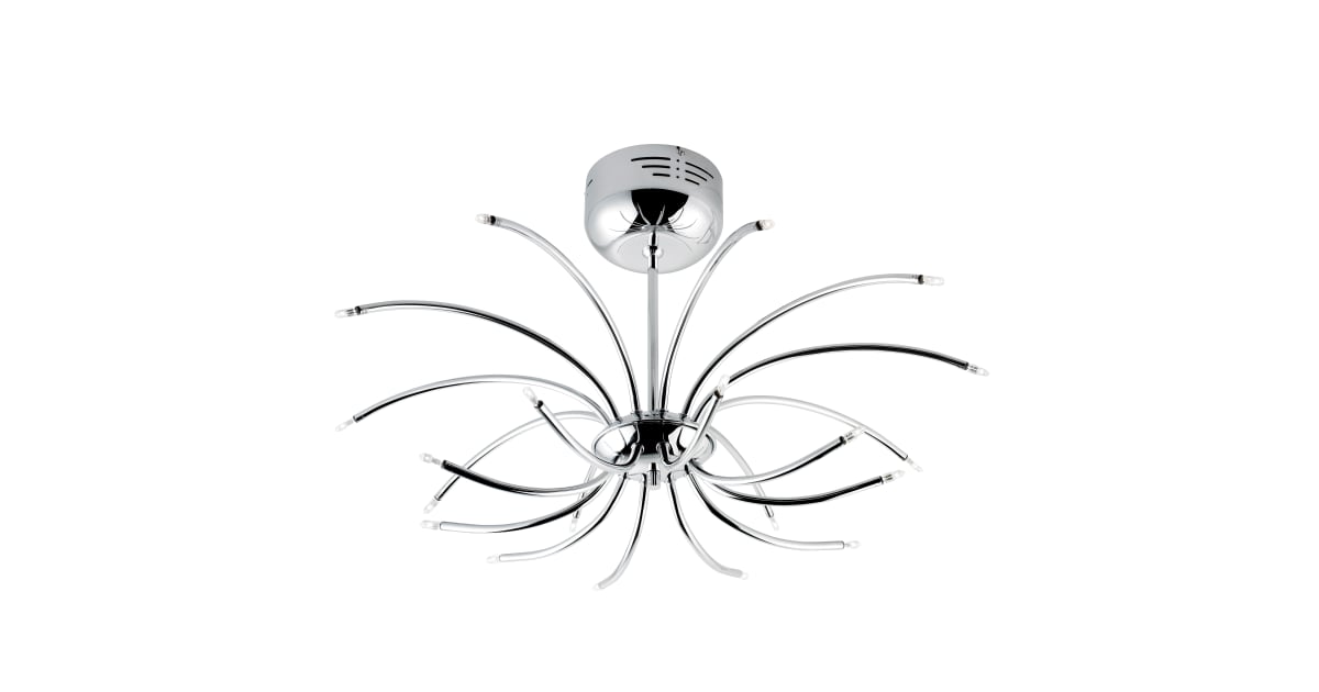 Eurofase Lighting F-20KAS2-05 Twenty Light Down Lighting Semi Flush ...