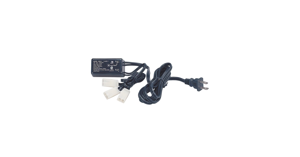 Eurofase Lighting H084-3 60 Watt Class II Transformer and Three Light ...