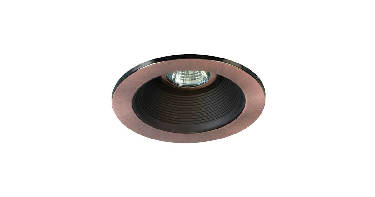 Eurofase Lighting R010-0C 4 Inch Line Voltage Stepped Baffle Recessed ...