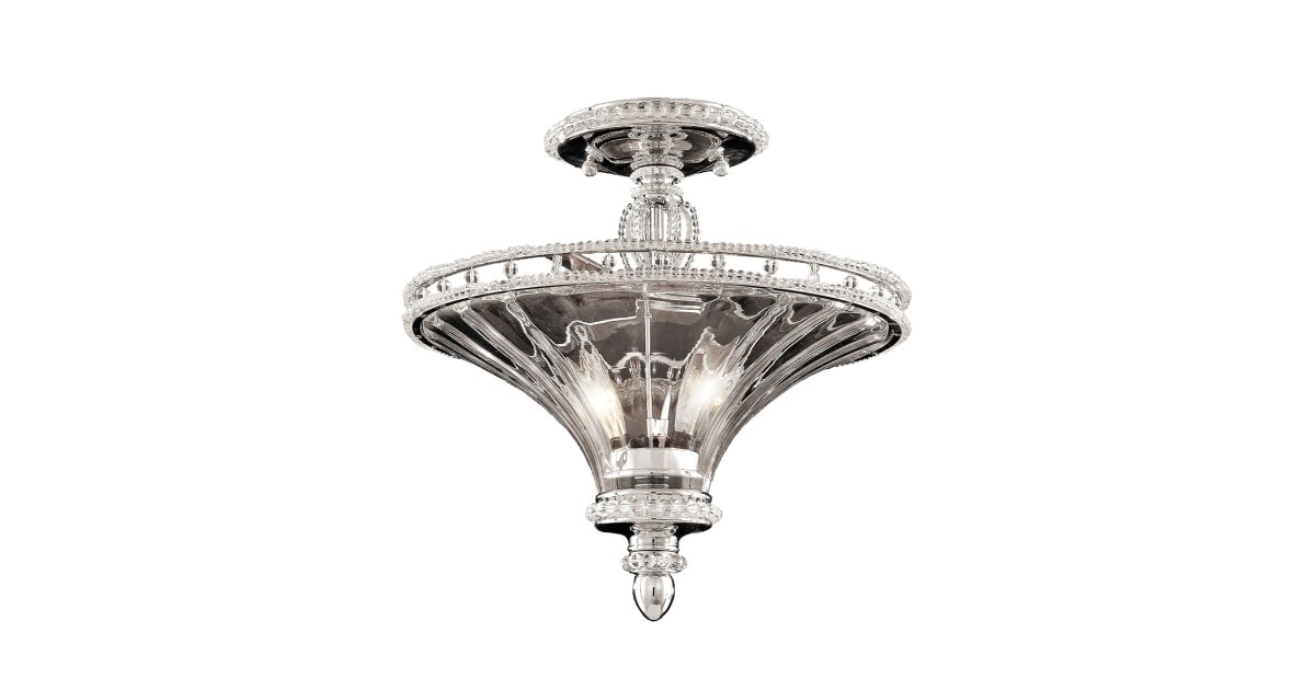 Eurofase Lighting 19337-012 Beauchamp 2 Light 13-1/2" Wide Semi-Flush ...