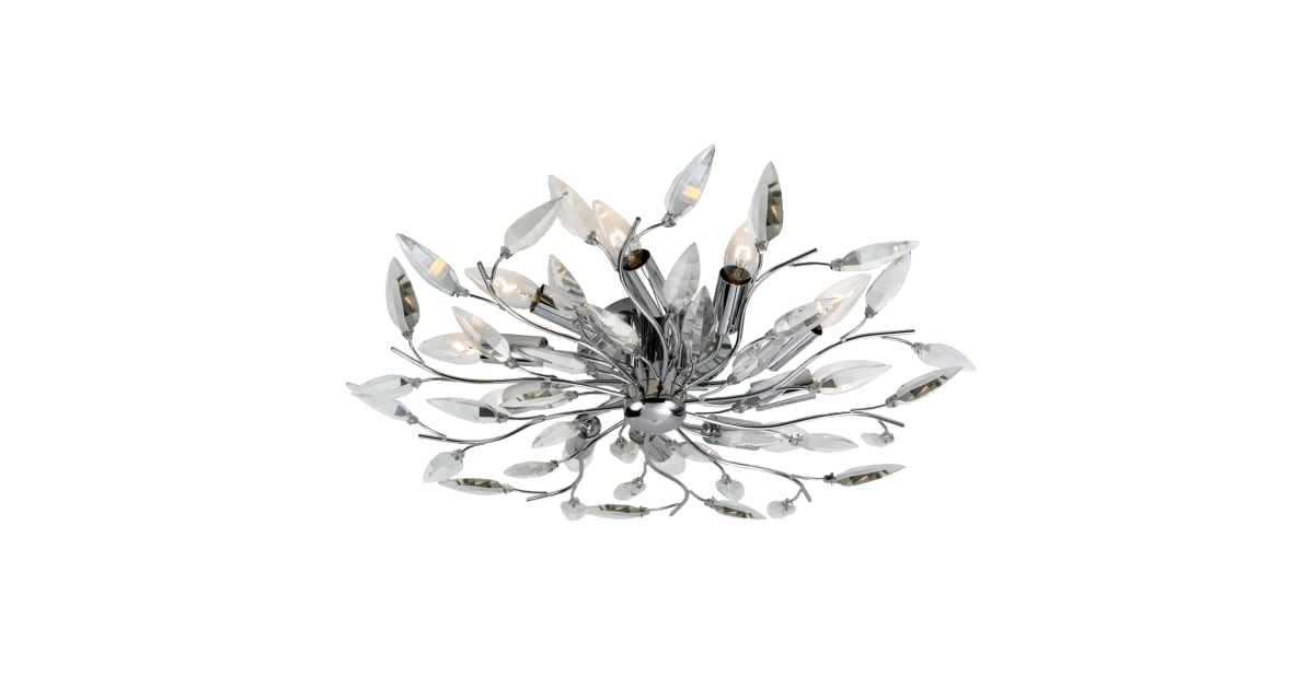 Eurofase Lighting 19382-012 Felina 4 Light 18" Wide Flush Mount Ceiling ...
