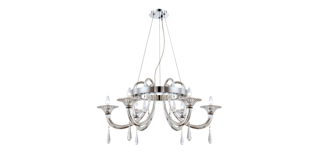 Eurofase Lighting 25709-018 Shiraz 6 Light Single Tier Crystal ...