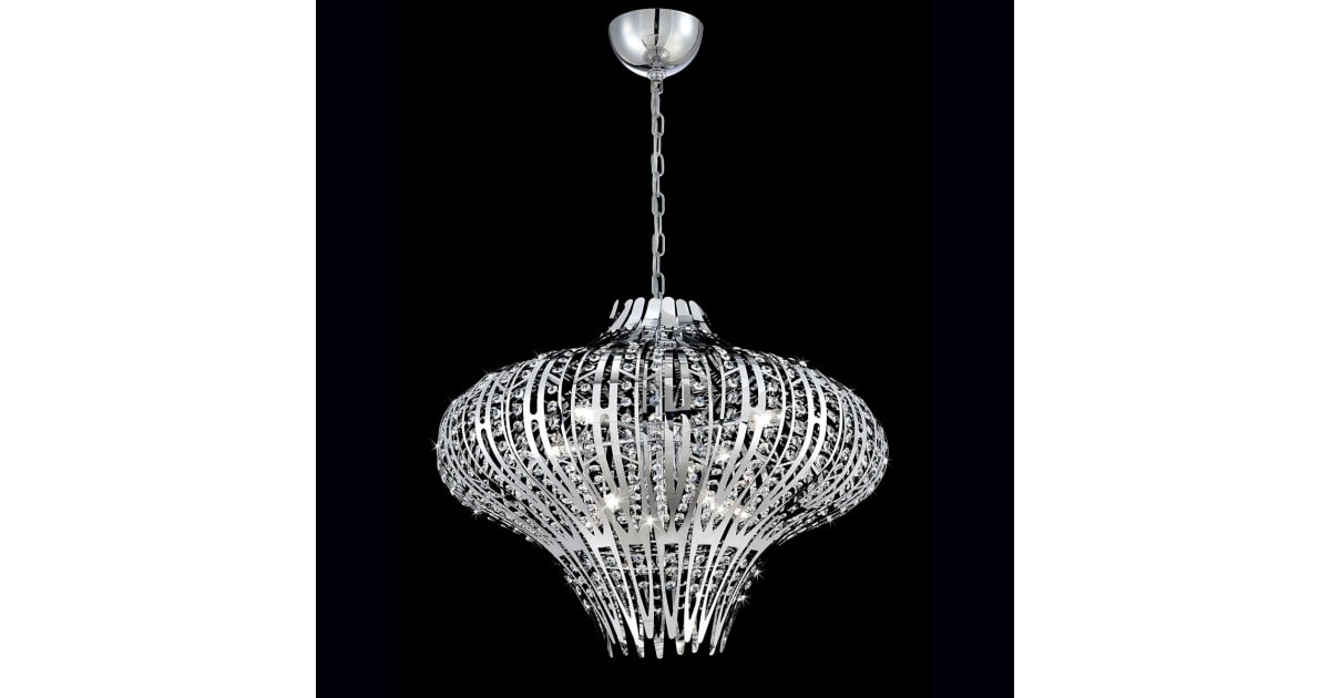 Eurofase Lighting 26331-010 Monica 9 Light 1 Tier Chandelier with Inset ...