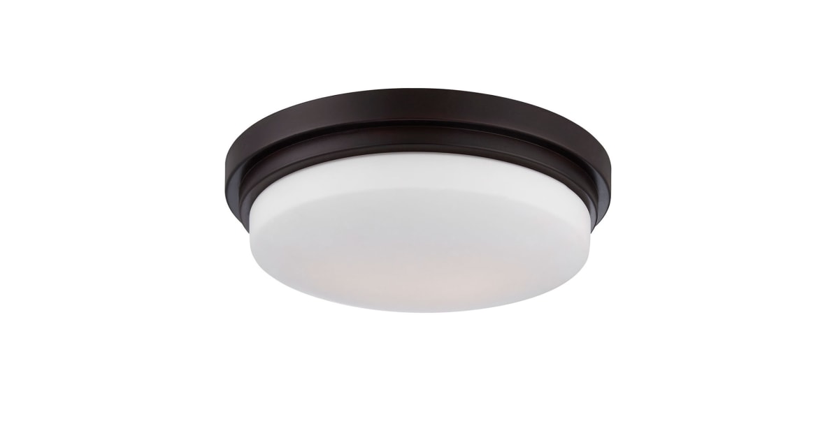 Eurofase Lighting 26635-019 Wilson 13" Wide LED Flush Mount Drum ...