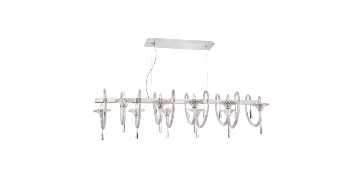 Eurofase Lighting 28050-018 Shiraz 10 Light Chandelier | Ferguson Home
