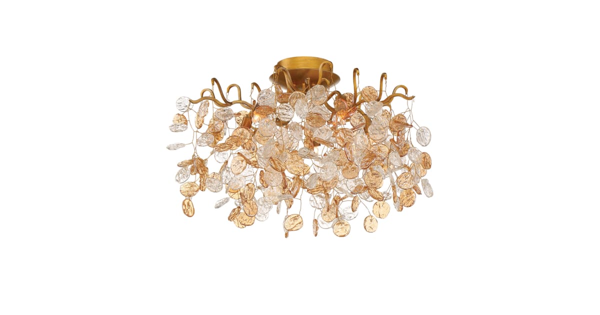 Eurofase Lighting 29056-019 Campobasso 5 Light 21" Wide Flush Mount ...