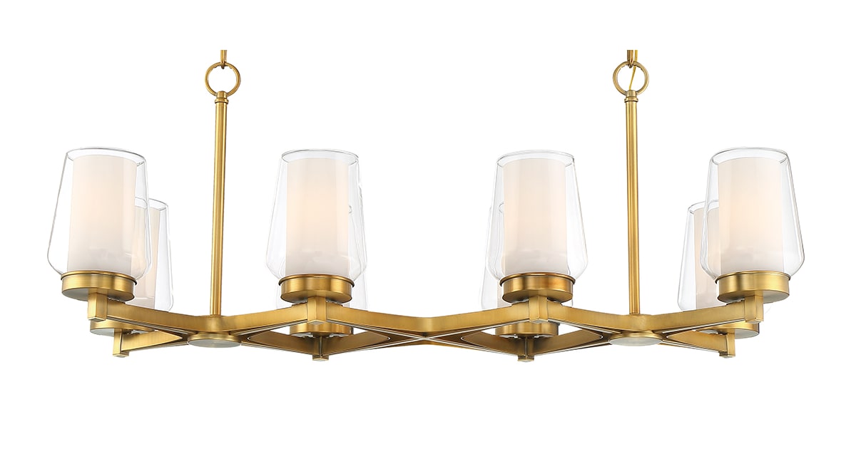 Eurofase Lighting 34095-010 Manchester 8 Light 38" Wide Pillar Candle ...