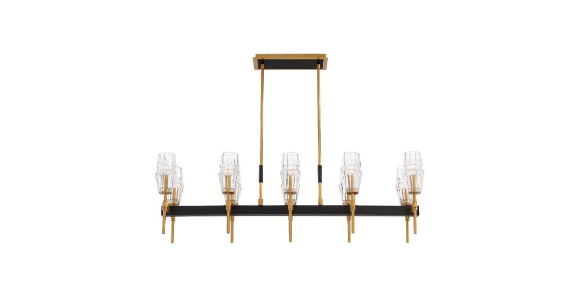 Eurofase Lighting 35941-019 Gladstone 10 Light 44" Wide Linear ...