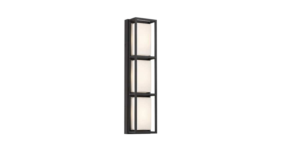 Eurofase Lighting 44650-018 Tamar 3 Light 5" Tall LED Outdoor Wall ...