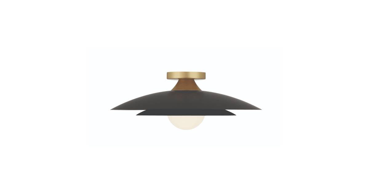 Eurofase Lighting 46815-040 Welsh 18" Wide LED Semi-Flush Ceiling ...