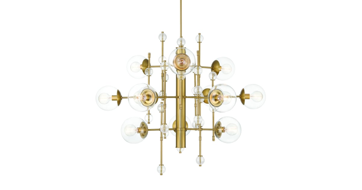 Eurofase Lighting 47223-011 Traiton 12 Light 48" Wide Abstract ...