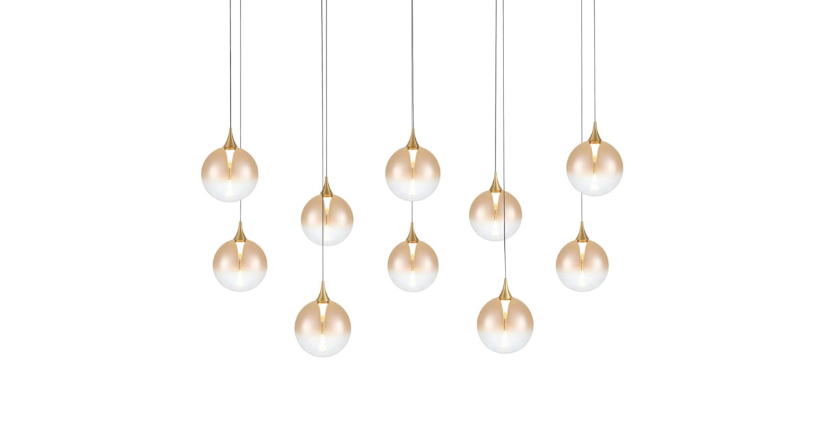 Eurofase Lighting 48932-035 Iissa 47" Wide Linear Chandelier | Ferguson ...