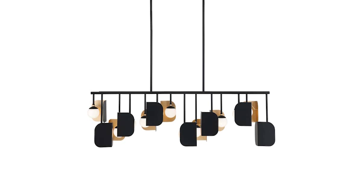 Eurofase Lighting 49038-019 Cornice 60" Wide Linear Chandelier ...