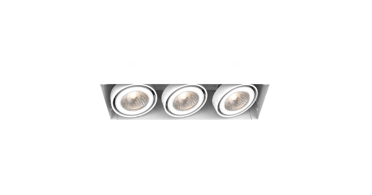 Eurofase Lighting TE213GU10-02 3 Light 12-1/8" Wide Adjustable Square ...