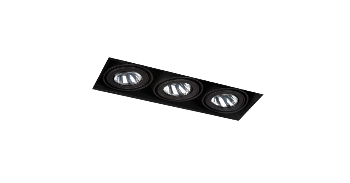 Eurofase Lighting TE213TR-01 3 Light 12-1/16" Wide Adjustable Square ...