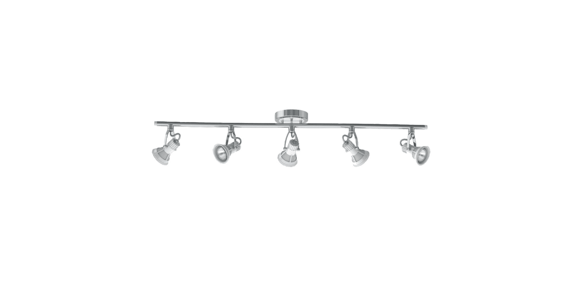 Eurofase Lighting TK-5VTX3-02 Vortex 5 Light 23" Wide Fixed Rail ...