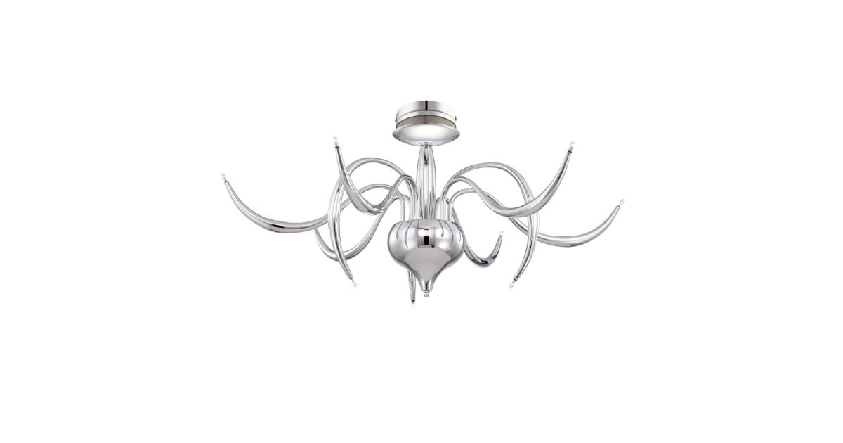 Eurofase Lighting 23006-010 Vertigo 9 Light Flush Mount Ceiling Fixture ...
