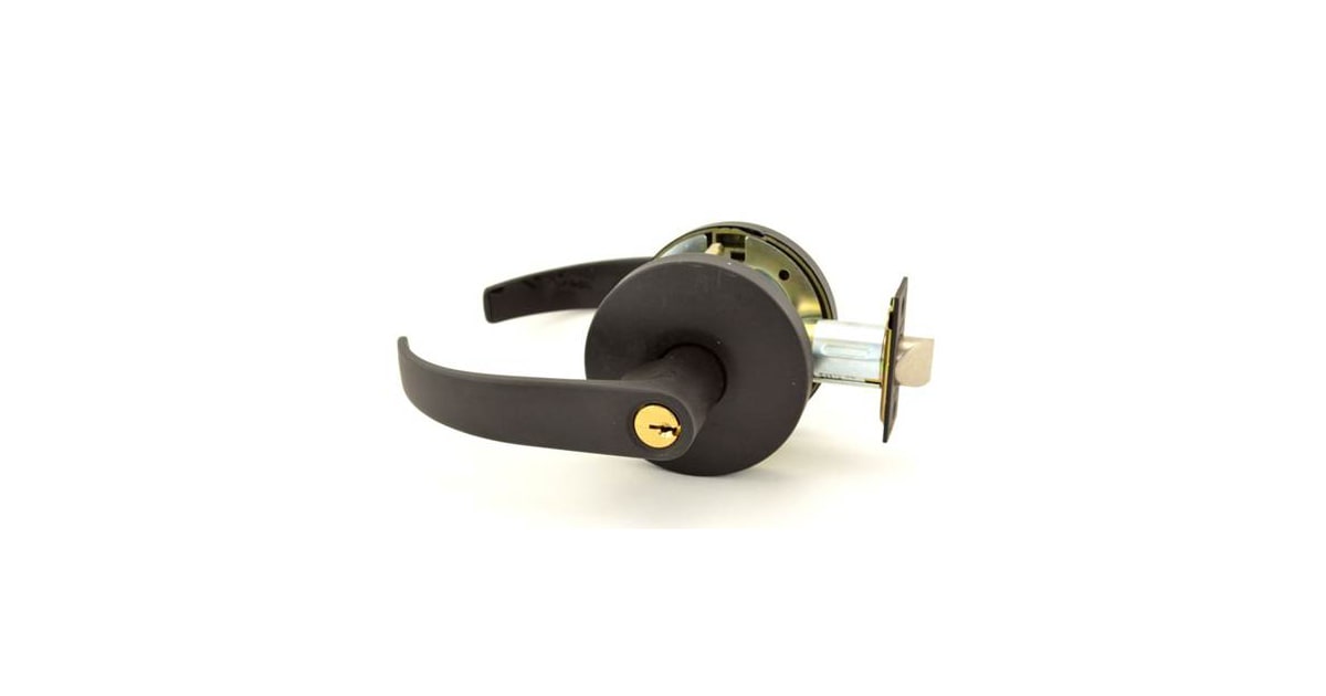 Falcon T511PQUA613 T Series Office Keyed Entry Lever Set with Quantum ...