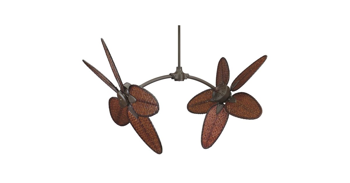 Fanimation Caruso 10 Blade Adjustable Ceiling Fan - Blades Included ...