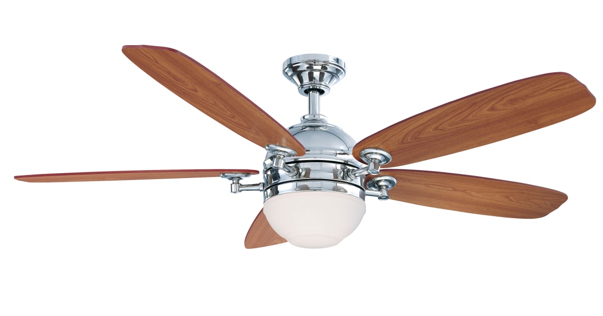 Fanimation Akira 5 Blade 52" Ceiling Fan - Blades, Light Kit & Remote ...