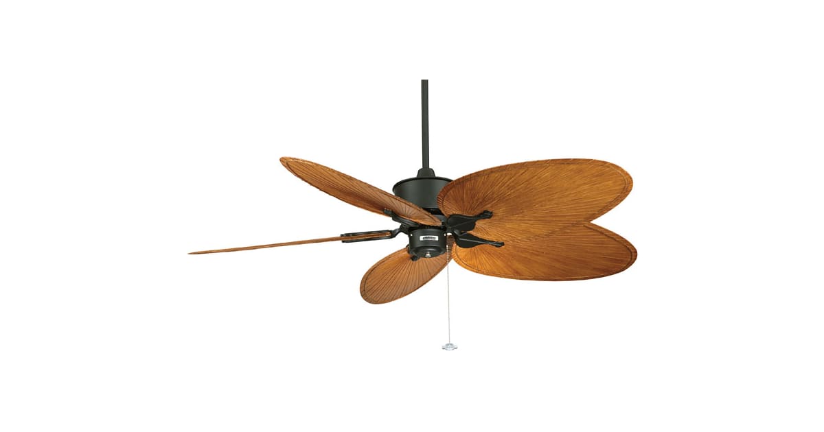 Fanimation FP320BL-BPP4BR Islander 52" 5 Blade Ceiling Fan - Brown ...
