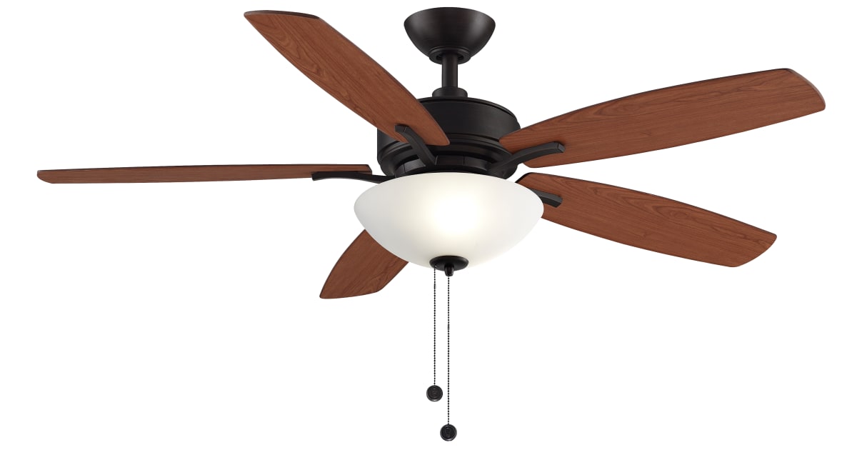 Fanimation FP6285BDZ Aire Deluxe 52" 5 Blade Smart LED Indoor Ceiling ...