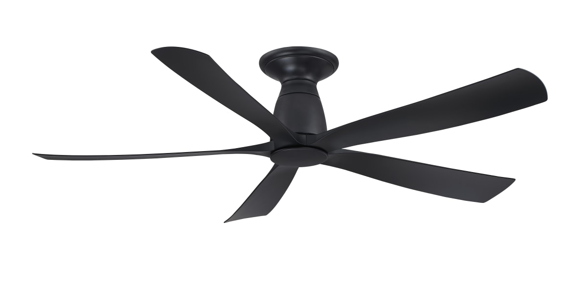 Fanimation FPD5534BL-F Kute5 52" 5 Blade Indoor / Outdoor Smart Ceiling ...