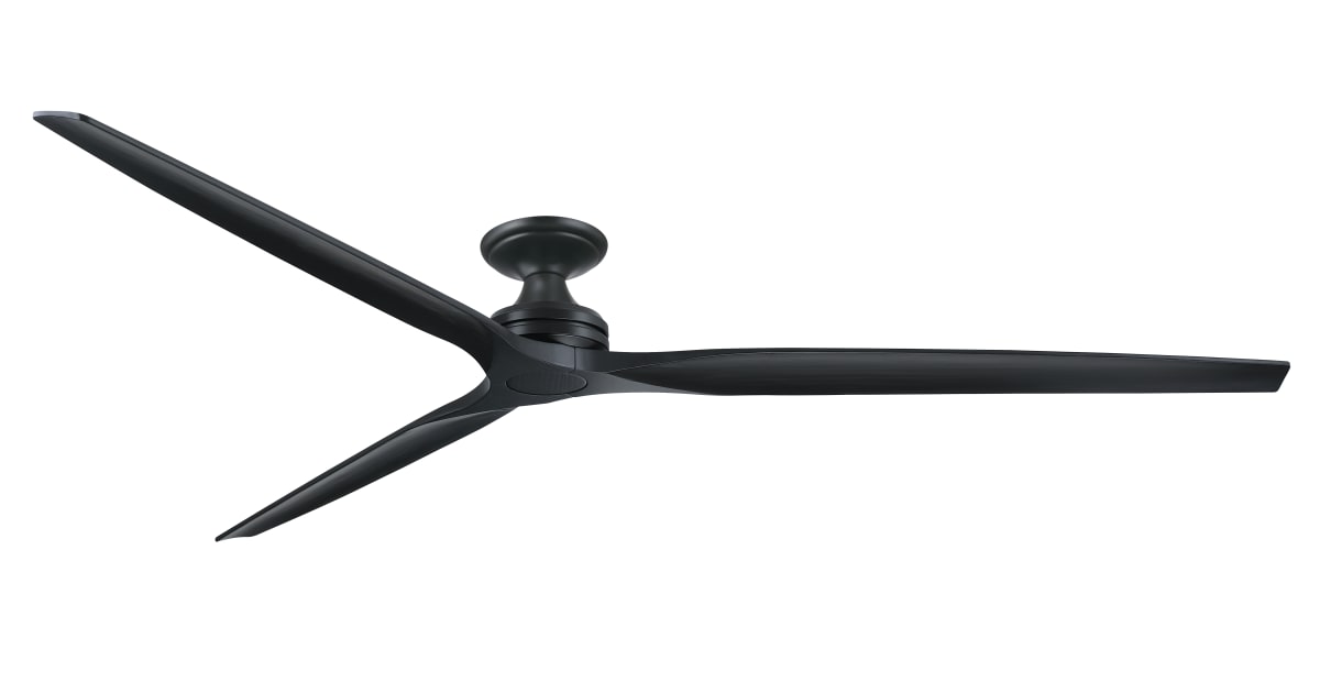 Fanimation FPD6721BBL-96BL-F Spitfire DC 96" 3 Blade Indoor / Outdoor ...