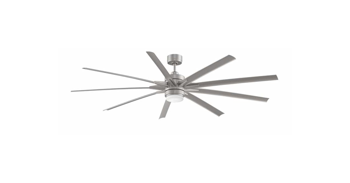 Fanimation FPD8148BN-220 Odyn 220V 84" 9 Blade Indoor / Outdoor ...