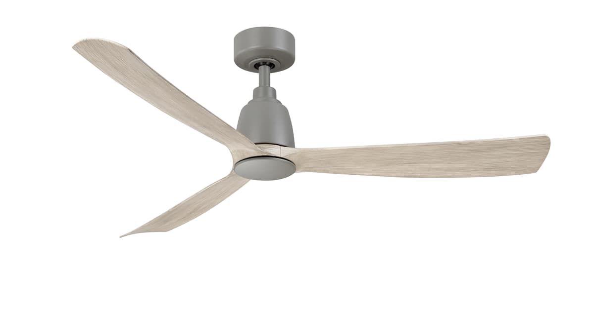 Fanimation FPD8534AGP Kute 52" 3 Blade Outdoor Ceiling Fan with Remote ...