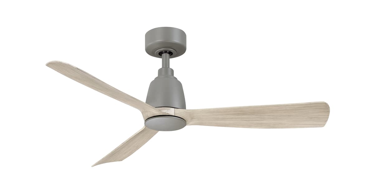 Fanimation FPD8547AGP Kute 44" 3 Blade Indoor Ceiling Fan with Remote ...