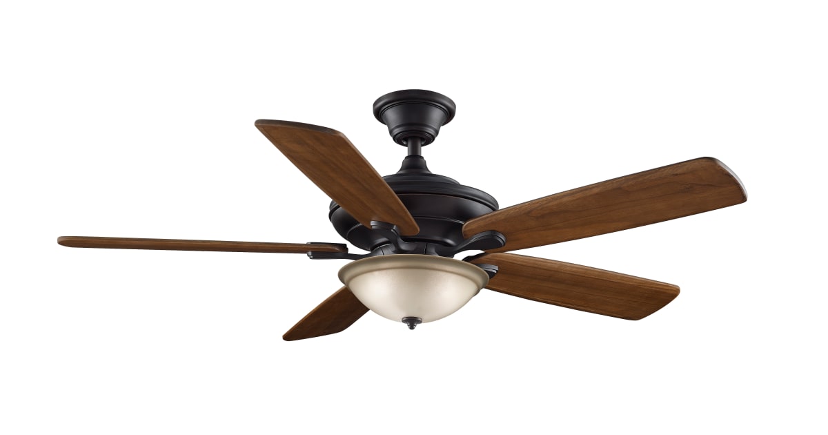 Fanimation FPDD1DZB154CYG1TST Distinction 54" 5 Blade Indoor / Outdoor ...