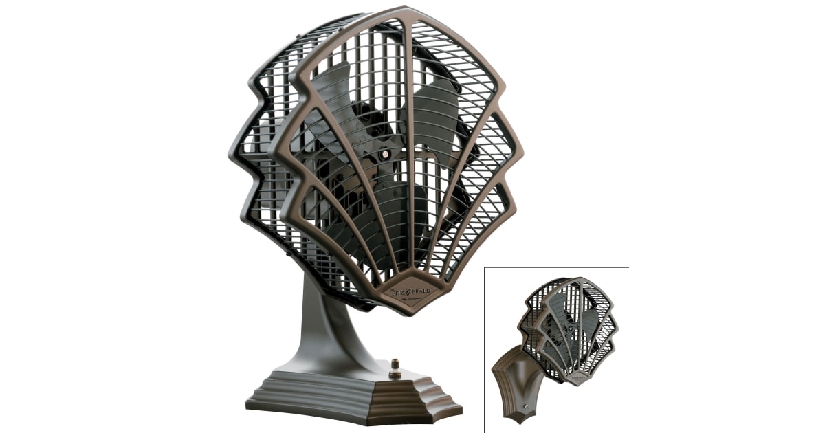 Fanimation OF6320OB 16" 3 Blade Oscillating Desk or Wall Mounted Fan ...