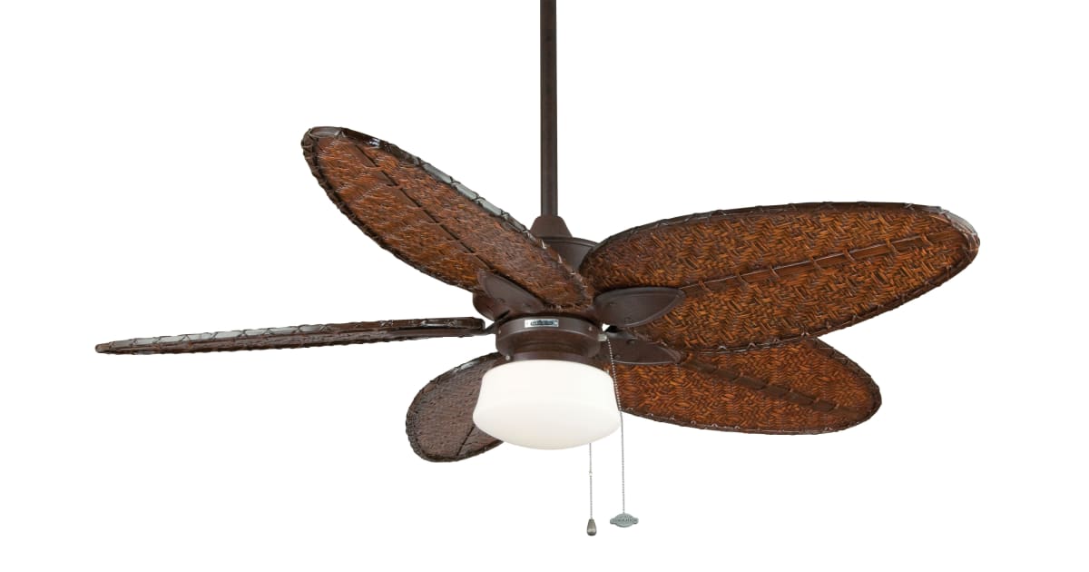 Fanimation Windpointe 5 Blade 52" Ceiling Fan - Blades and Light Kit ...