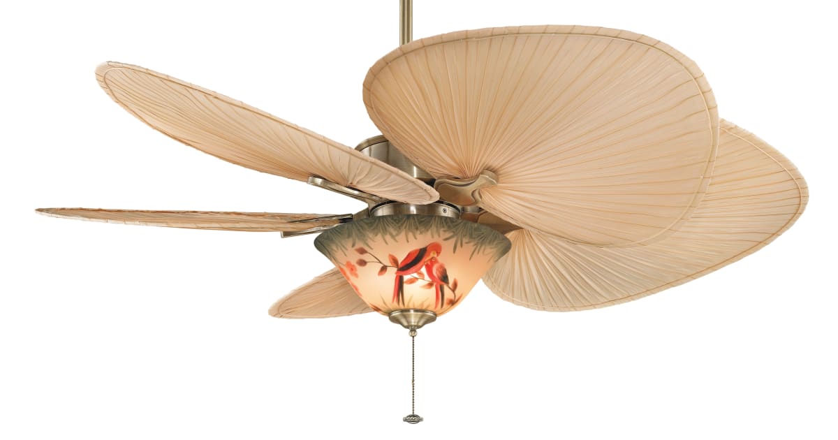 Fanimation Islander 5 Blade 52" Ceiling Fan - Blades, Light and Remote ...