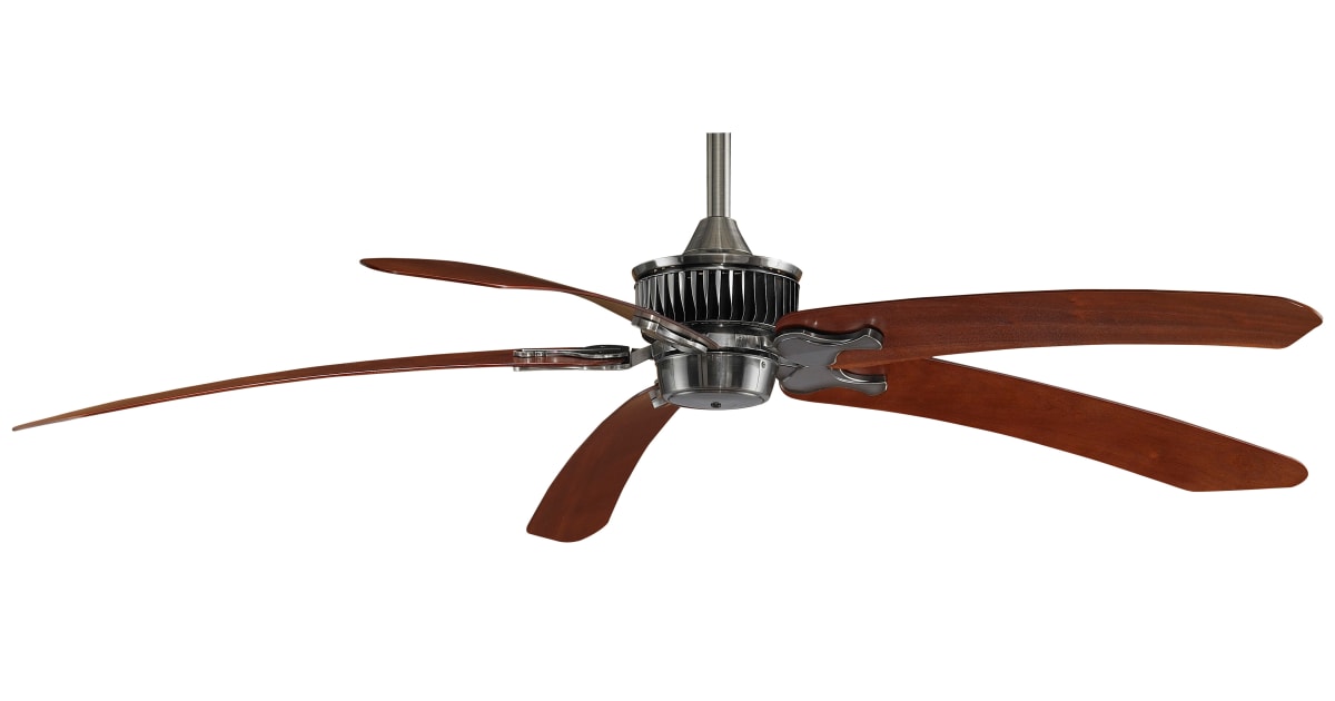 Fanimation Louvre 5 Blade 68" Ceiling Fan - Blades and Remote Control ...