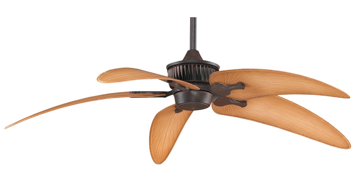Fanimation Louvre 5 Blade 60" Ceiling Fan - Blades and Remote Control ...
